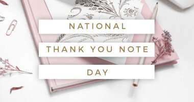 National Thank You Note Day