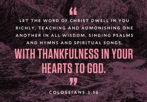 Colossians 3:16