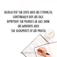 Psalm 105:4