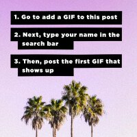 Your Name Using GIFs