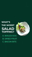 What is the worst salad topping?