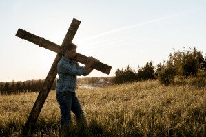Man With Cross