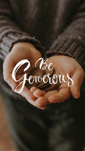 Be Generous