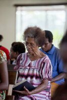Old Woman in Church