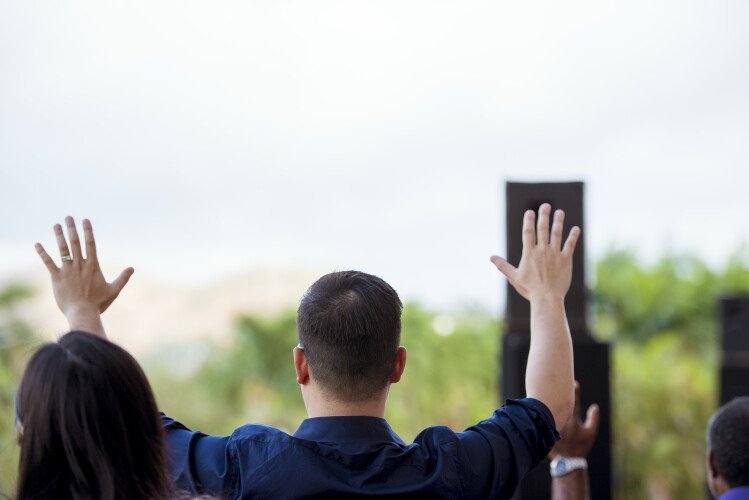 Raising Hands in Worship