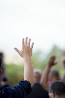 Raising Hands in Worship