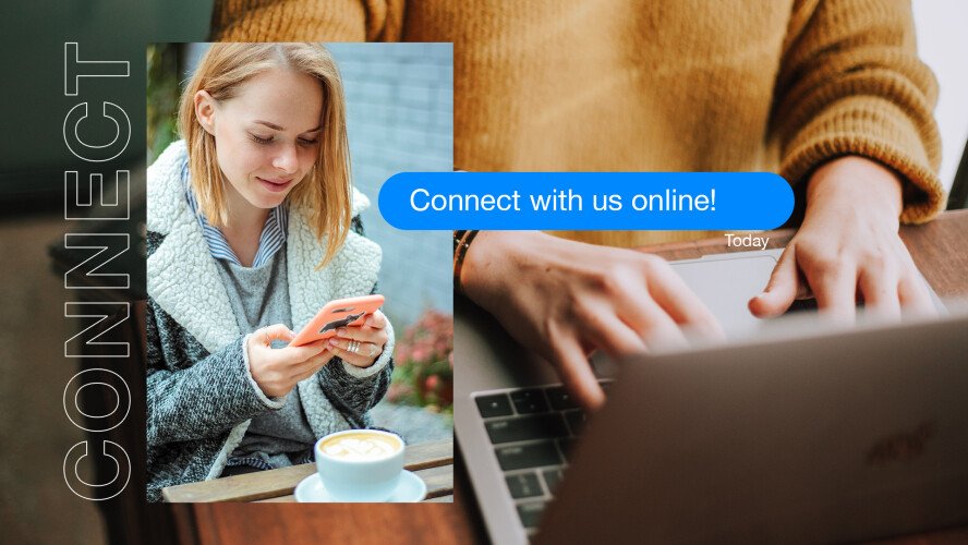 Connect With Us Online