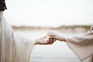 Jesus Giving Bread (7)