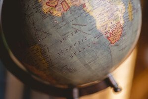 South Atlantic Sea Globe