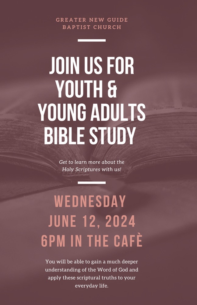 Last Week's Church Announcements | Greater New Guide Baptist Baptist Church