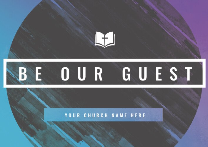 Be Our Guest Invite Card Template