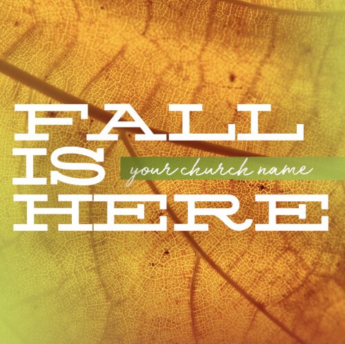 Fall is Here